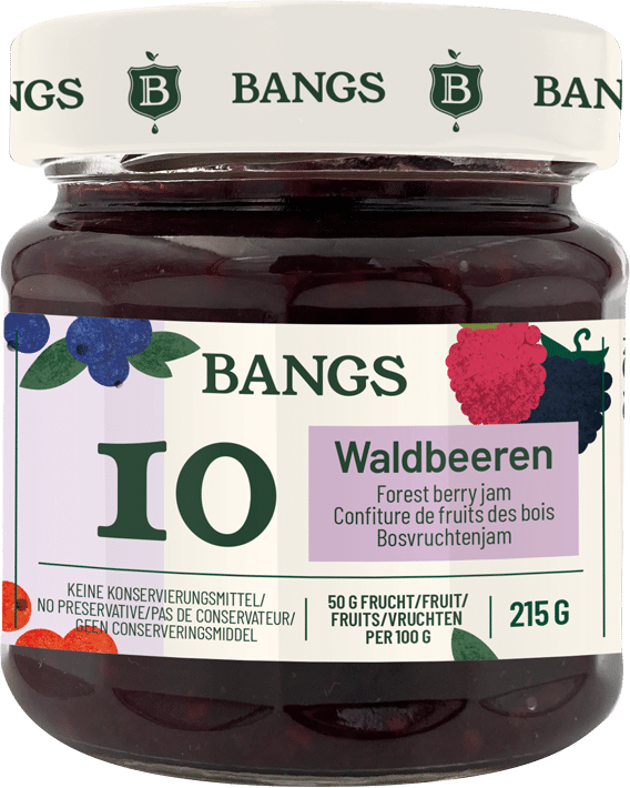 Forest berry jam - Premium jam free of preservatives - Bangs