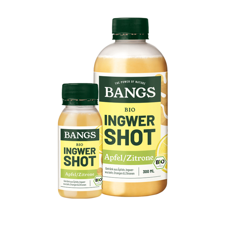 Bangs - Ingwer-Shots - Wellness-Drinks - Bio-Getränke