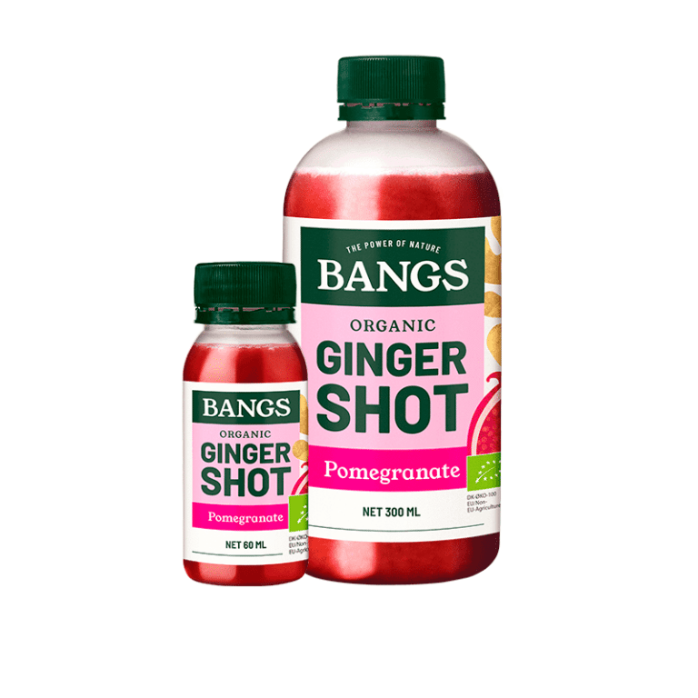 Ginger Shots Organic And Without Added Sugar Bangs